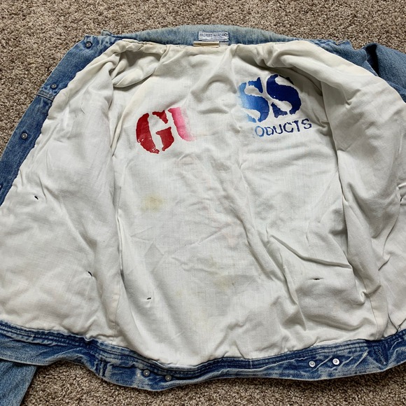 Guess | Jackets & Coats | Vintage Guess Georges Marciano 8s Stone Wash ...